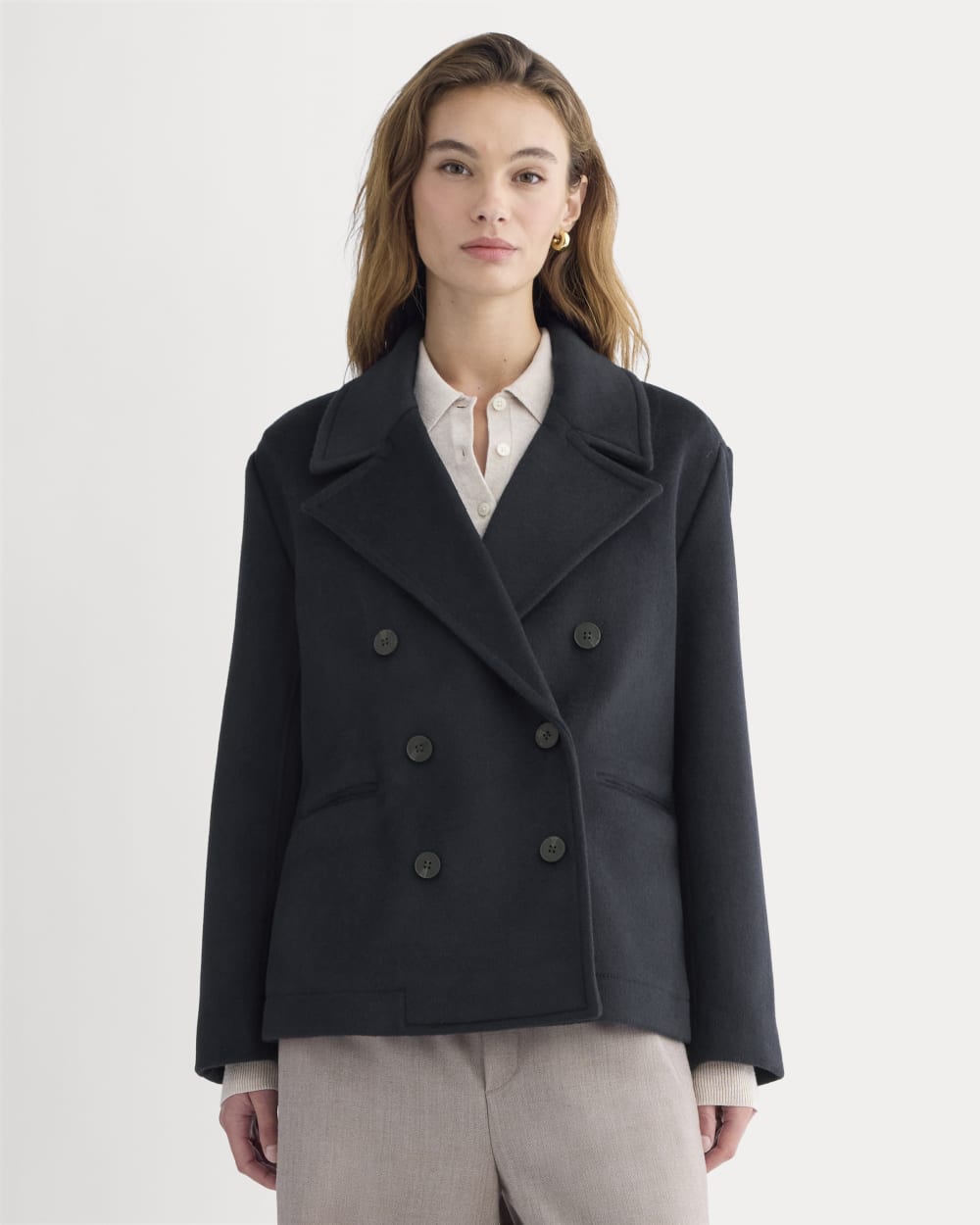 EVERLANE ReWool Short Peacoat